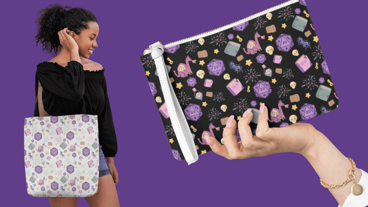 Fantasy Style Clutches, Bags, Backpacks, and Totes l Arcane Imports